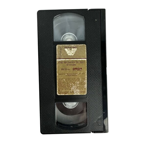 Orion Pictures | Media | The Woman In Red Vhs 984 Romantic Comedy Gene ...